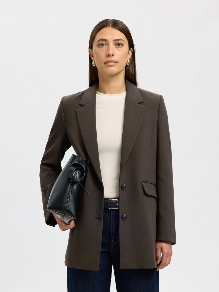 RELAXED FIT BLAZER | Bruin | Selected