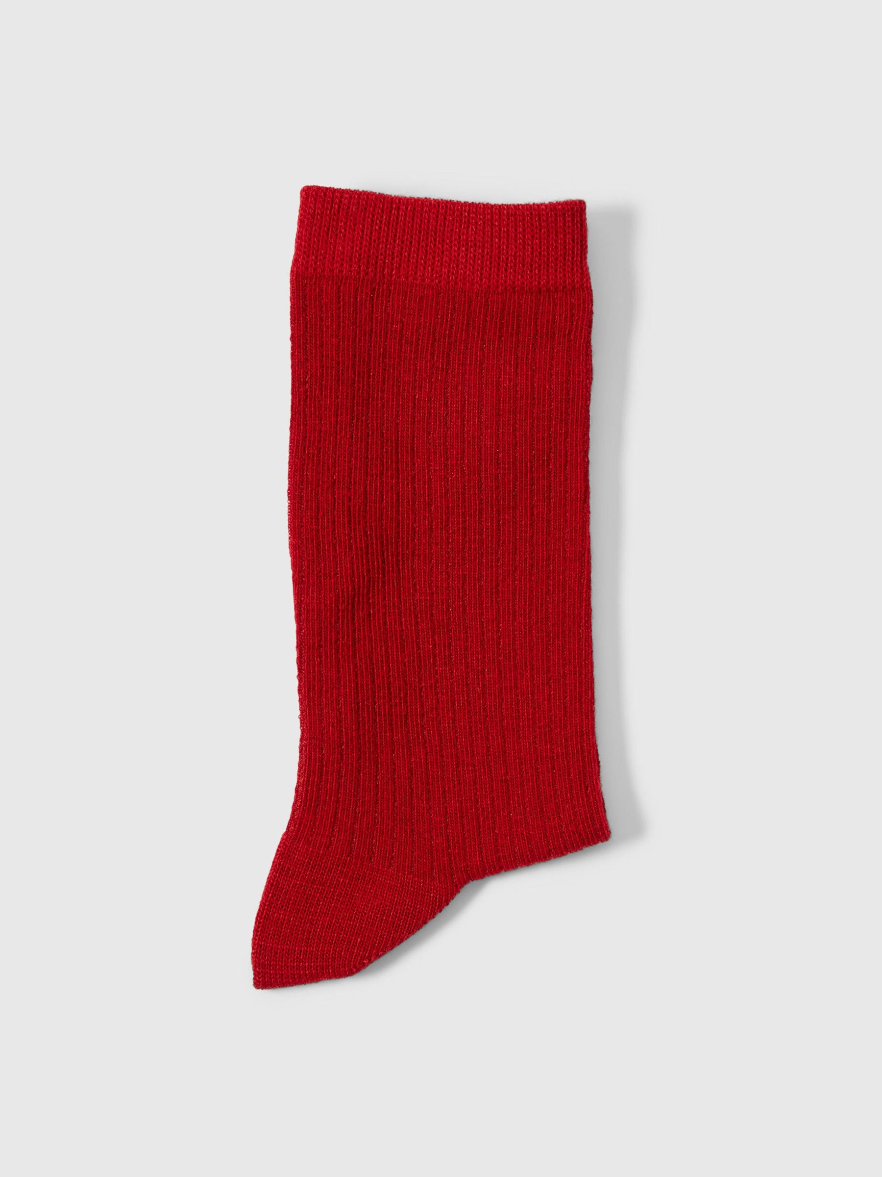 100 % COTON CHAUSSETTES | Rouge | Selected